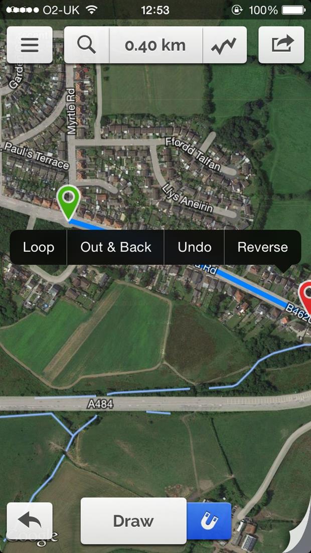 بررسی اپلیکیشن Footpath Route Planner :: وان کار